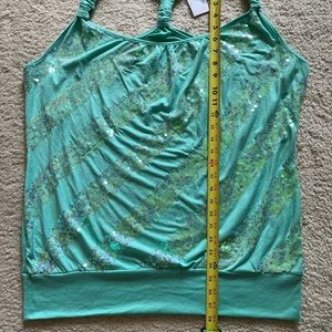 Deb | Tops | Deb Mint Green Sequin Halter Top Size 2x Brand New With ...